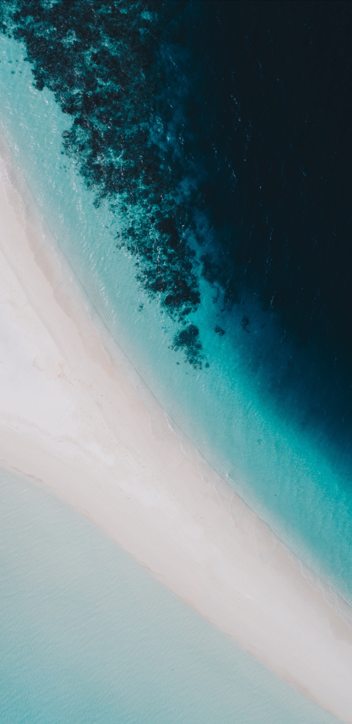 Обои синий, Аква, бирюза, атмосфера, зеленый для Samsung Galaxy S8/S8+/S9/S9+/Note 8/Note 9 QHD ...