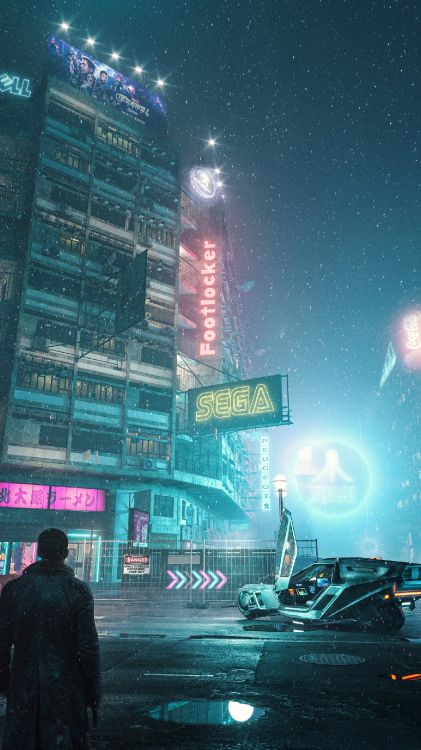 Обои на рабочий стол бегущий по лезвию 2049 4к